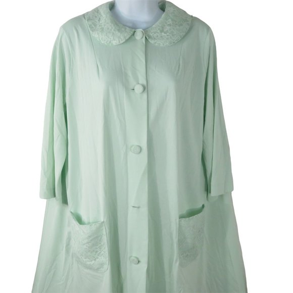 Shadowline | Intimates & Sleepwear | Vintage 6s Pale Mint Green Robe S ...